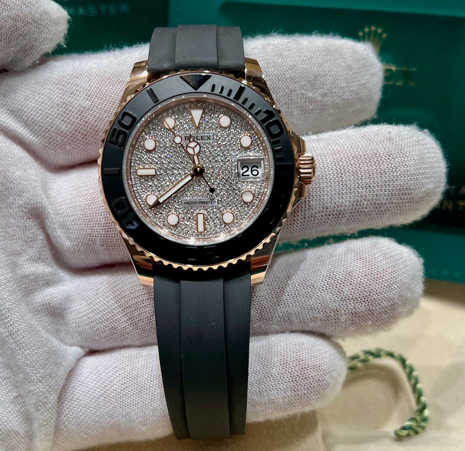 Rolex Yacht-Master 37mm 268655 NEW 2024 Oysterlfex – Ruzza Orologi